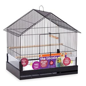 Prevue Pet Products Lincoln Bird Cage, Black, 22 x 15 x 23 inches (110B)