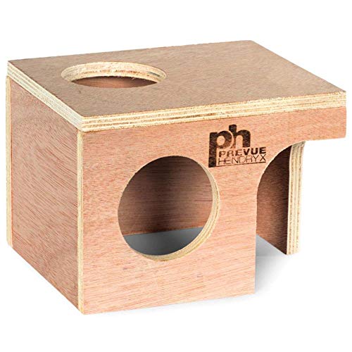 Prevue Hendryx Hamster Hut Wood (Medium, 6 1/4 x 5 1/8 x 4 1/2 Inch)