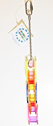 Prevue Pet Products Rainbow Acrylic Links Bird Toy