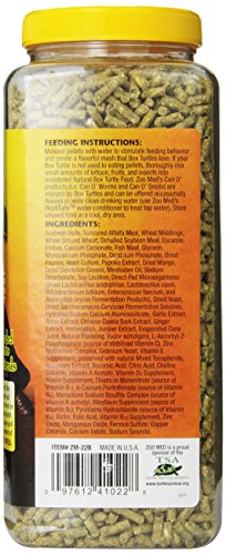 Zoo Med Natural Box Turtle Food, 20-Ounce