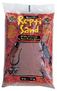 zoo med reptisand, natural red, 10 pounds