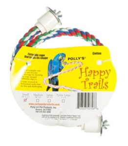 polly's happy trails bird perch, small