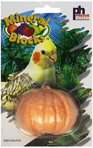 Prevue Pet Products Fruit Bird Mineral Blocks Assorted Styles and Colors Sold Individually