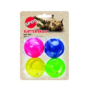 Ethical Slotted Balls Cat Toy, 4-Pack, All Breed Sizes