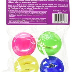 Ethical Slotted Balls Cat Toy, 4-Pack, All Breed Sizes