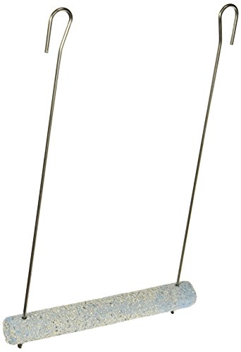 Penn-Plax Bird-Life Trimmer Plus Cement & Metal Swing – Naturally Trims Nails & Beak – Great for Cockatiels, Cockatoos, Conures, African Greys, and More – Medium Size