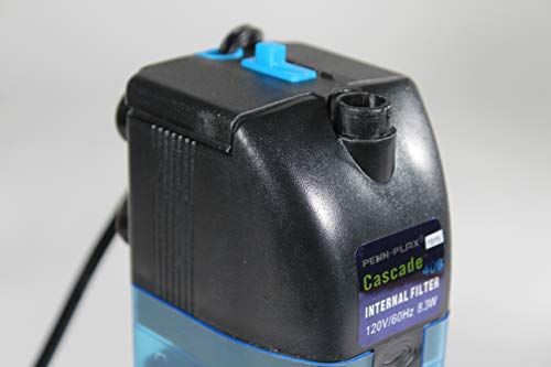 Penn-Plax Cascade 400 Fully Submersible Internal Filter – Provides Physical, Biological, and Chemical Filtration for Aquariums and Turtle Tanks