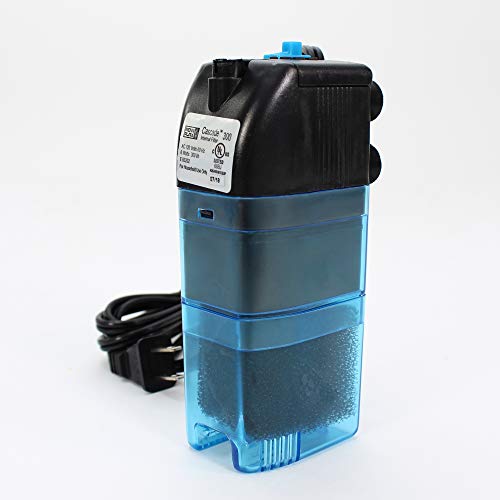 Penn-Plax Cascade 400 Fully Submersible Internal Filter – Provides Physical, Biological, and Chemical Filtration for Aquariums and Turtle Tanks