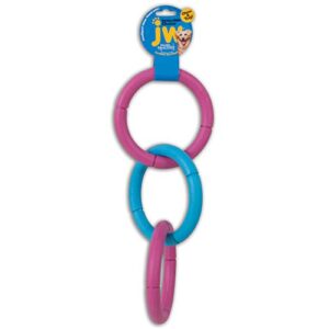 jw pet durable dog toys - interactive rubber tug & chew toy for dogs large