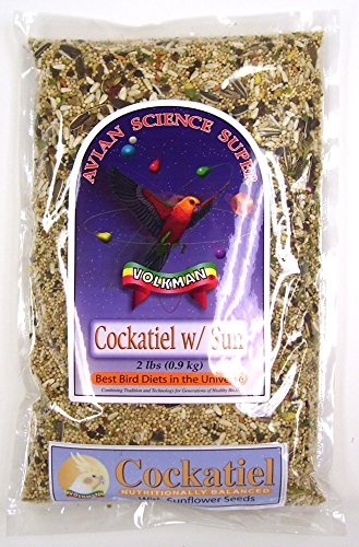 Volkman Seed Avain Science Super Cockatiel With Sunflower 2lb