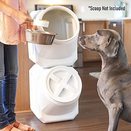 Gamma2 Vittles Vault Stackable Dog Food Storage Container, Up to 40 Pounds Dry Pet Food Storage