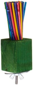 super bird creations 4-1/2 by 2-inch mini paper party bird toy, medium