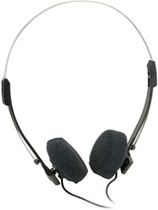 parts express mini stereo lightweight headphones with 4 ft. cord