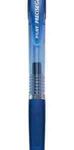 PILOT Precise Gel BeGreen Refillable & Retractable Rolling Ball Pens, Fine Point, Blue Ink, 12-Pack (15002)