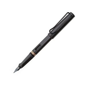 lamy safari fountain pen charcoal ex-fine