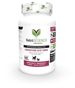 vetriscience laboratories - coenzyme q10 10mg, 100 capsules (0900322.100)