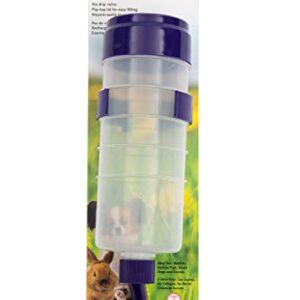 Lixit Lever Valve Top Fill No Drip Water Bottles for Rabbits, Chinchillas, Ferrets, Guinea Pigs and Adult Rats (32oz)