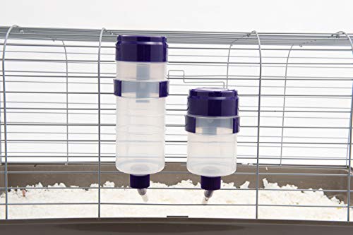 Lixit Lever Valve Top Fill No Drip Water Bottles for Rabbits, Chinchillas, Ferrets, Guinea Pigs and Adult Rats (32oz)