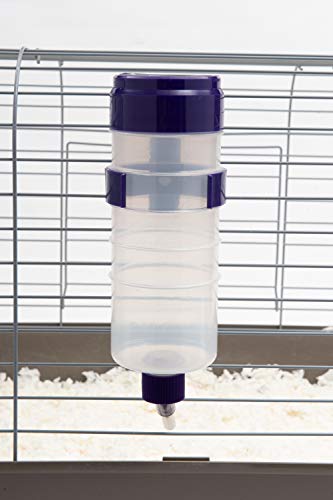 Lixit Lever Valve Top Fill No Drip Water Bottles for Rabbits, Chinchillas, Ferrets, Guinea Pigs and Adult Rats (32oz)