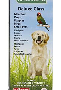 Lixit Heavy Duty Deluxe Glass Water Bottles for Birds, Dogs and Small Animals. (32oz Large Tube)