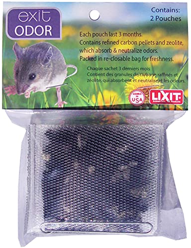 Lixit Odor Removal Packs for Small Animal Cages (Pack of 2)