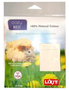 lixit bird and small animal nesting material (1oz compressed)