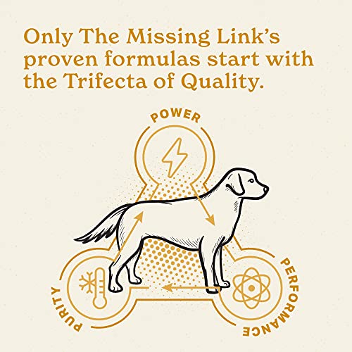 The Missing Link Skin & Coat Probiotics Superfood Supplement Powder for Dogs - Omegas 3 & 6, Fiber, Vitamin-E, Biotin - Supports Healthy Skin & Glossy Coat, Promotes Hair Growth - 5lb