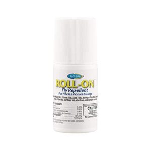 farnam roll-on fly repellent for horses, ponies and dogs 2 ounces