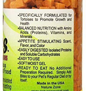 Nature Zone Snz54661 Melon Flavored Total Bites Soft Moist Food For Tortoise, 9-Ounce