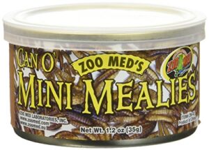 zoo med laboratories szmzm47 zoo can o mini mealies, 1.2-ounce