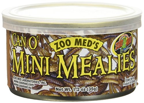 Zoo Med Laboratories SZMZM47 Zoo Can O Mini Mealies, 1.2-Ounce