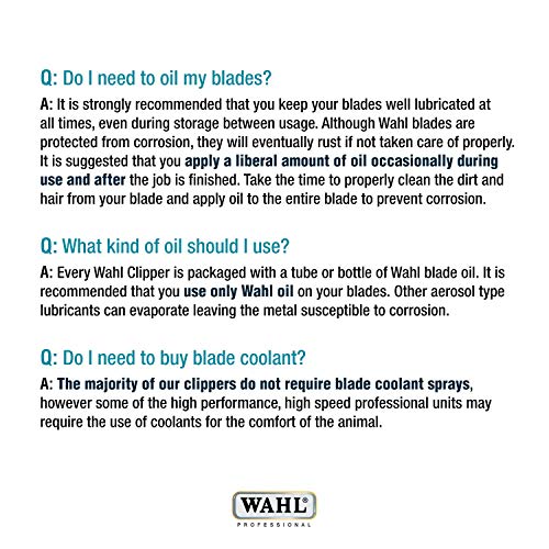 WAHL Professional Animal 7F Full Medium Competition Series Detachable Blade with 4/25-Inch Cut Length (2368-100)