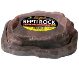 zoo med repti rock reptile food water dishes (medium)