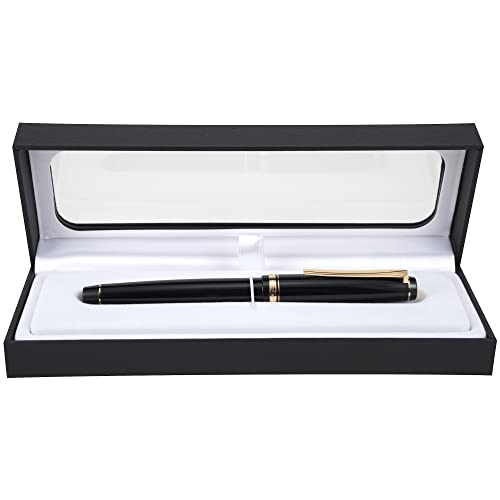 PILOT Namiki Falcon Collection Fountain Pen, Black Barrel with Gold Accents, Soft Fine Nib (60152)