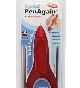 PenAgain ErgoSof Pen Ehlers-Danlos Arthritis Carpal Tunnel Pain Relief RED (00023) (1)