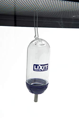 Lixit Bell Style Aquarium Cage Water Bottle (5 Ounce, Clear)