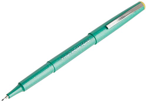 PILOT Razor Point Fine Line Marker Stick Pens, Ultra-Fine Point (0.3mm) Green Ink, 12-Pack (11007)