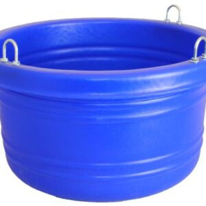 Horsemen's Pride Horse Feed Tub, Large, 30 Quarts, Blue (001 BL)