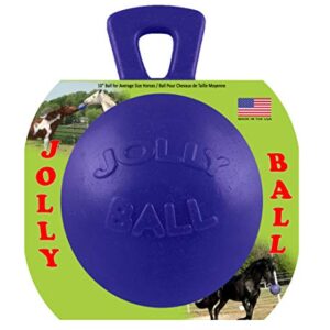 Horsemen's Pride 10" Jolly Ball Horse Toy, Blue, XLARGE, All Breed Sizes