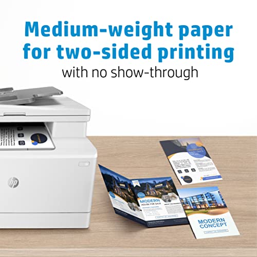 HP Enhanced Business Paper, Matte, 8.5x11 in, 40 lb, 150 sheets, works with laser printers (Q6543A),White