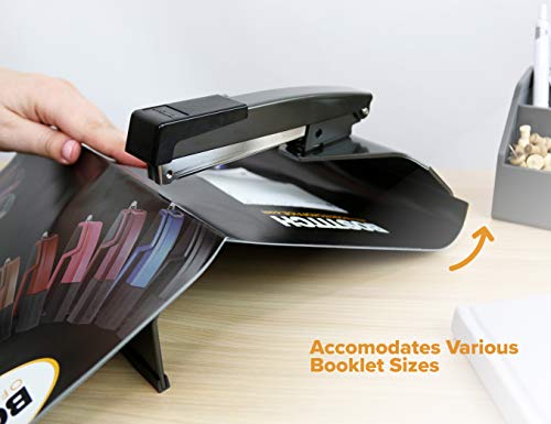 Bostitch Office No-Jam Booklet Stapler, 20 Sheets, Easy Book Binding, Black (B440SB)