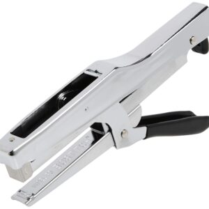 Bostitch Office Plier Stapler, 20 Sheet Capacity, EZ Squeeze Handle, Reduced Effort, No Jam Technology, Chrome