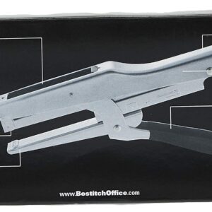 Bostitch Office Plier Stapler, 20 Sheet Capacity, EZ Squeeze Handle, Reduced Effort, No Jam Technology, Chrome