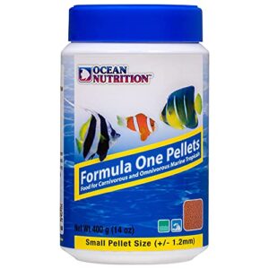 ocean nutrition 400g formula1 marine pellet frozen food, small