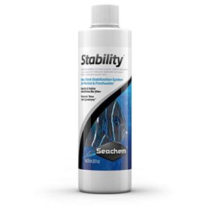 seachem stability fish tank stabilizer - for freshwater and marine aquariums 2l / 67.6 oz