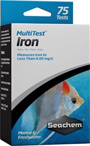 seachem multitest iron test kit