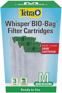 tetra whisper bio-bag disposable cartridges, aquarium filter cartridges, 3 count