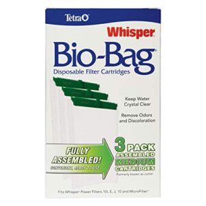 Tetra Whisper Bio-Bag Disposable Cartridges, Aquarium Filter Cartridges, 3 Count