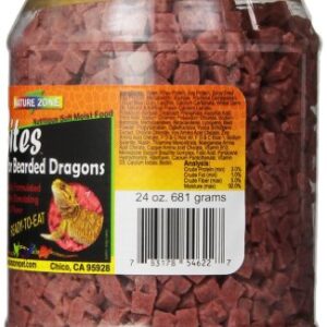 Nature Zone Bites For Bearded Dragons, Soft Moist Food, 24-Ounce