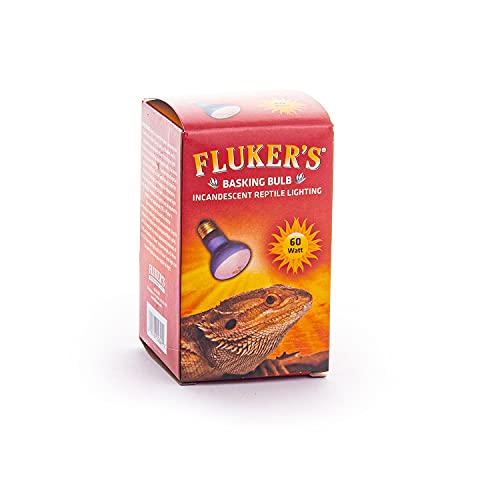 Fluker's Basking Spotlight Bulbs for Reptiles Black, 60 Watts, Black, 1 Count (Pack of 1)